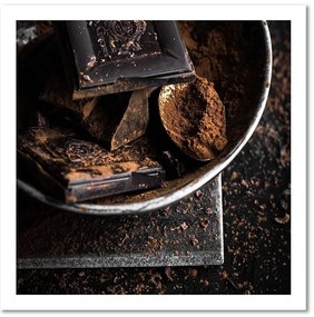 Gario Obraz na plátně Hořká čokoláda a kakao Rozměry: 30 x 30 cm