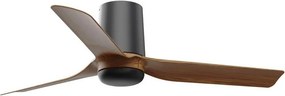 FARO 33835 MINI PUNT TUB S stropní ventilátor, černá/tmavé dřevo s DC motorem - FARO