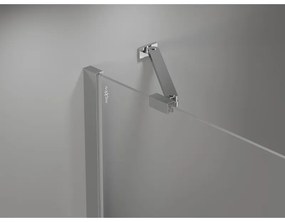 Mexen Mist-H Duo, 2-křídlý ​​výklopný sprchový kout 120 x 90 cm, čiré sklo, chromový profil, 8A5-120L-090P-01-00