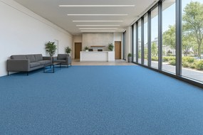 Gerflor, PVC podlaha - lino Flexar Nerok 2182 Pixel Ocean, na míru, šíře 2m,4m, modrá, bez podkladu, chodba / předsíň