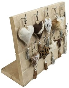 Dřevěný display na přívěsky na klíče - 55*40*19cm