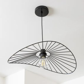 Brilagi - LED Lustr na lanku CERIA WIRE 1xE27/40W/230V 40x56 cm černá