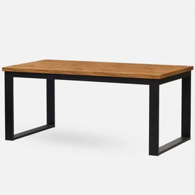 Stima Stůl 970 s kovovou podnoží 140x80 + 40 cm rustikál