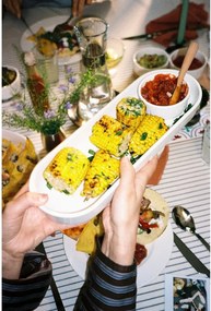 Bílá porcelánová/dřevěná miska na dip Grand Cru – Rosendahl