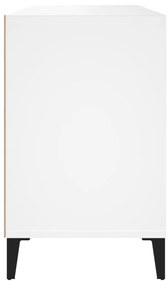 Botník bílý 102x36x60 cm kompozitní dřevo