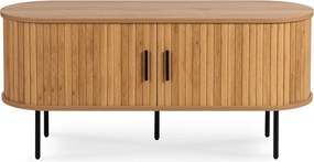 TV stolek Trish 120 cm dub přírodní/černý