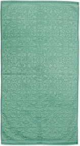 Pip Studio ručníky z bavlněného froté Tile de Pip, zelené (Luxusní ručníky z bavlněného froté v designu Tile de Pip v zelené barvě )