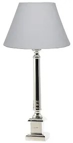 Stolní lampa ELLA 55 cm, stříbrná