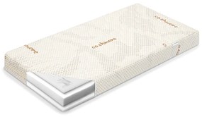 Dětská matrace New Baby CLASSY 120x60x12 cm Visco-molitan- HR pěna Cashmere Bílá