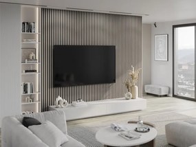 Mexen Lam-B, akustické stěnové lamely 275 × 30 cm, HDF deska 4 mm, technická dýha, dub popelavý, S100-275307-3015-005