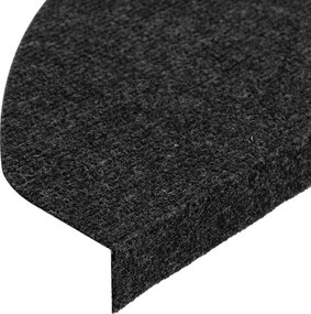 Samolepicí podložky na schody 20 ks černé 65x22,5x3,5 cm 3365906