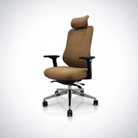 Ergonomická kancelářská židle hnědá AXIS