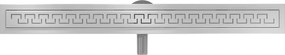 Mexen Flat 360° M15 rotační lineární odtok 100 cm chrom - 1024 100-40