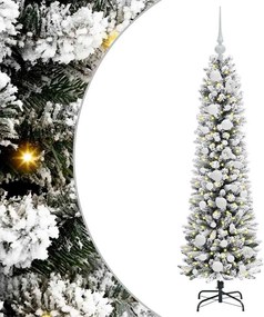 Umělý vánoční stromeček Bílá 120 cm PVC, kov a plast 3396084