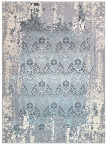 Dywany Łuszczów Kusový koberec Core W3824 Ornament Vintage cream/grey and blue ROZMĚR: 120x170