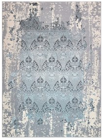 Dywany Łuszczów Kusový koberec Core W3824 Ornament Vintage cream/grey and blue ROZMĚR: 160x220