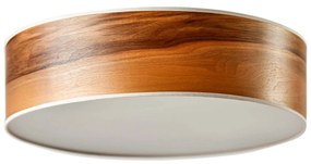 LeuchtNatur Discus stropní svítidlo 35cm ořech evropské provenience