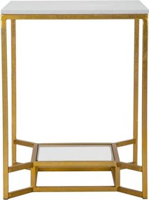 Designový odkládací stolek Tamithy 47 cm zlatý
