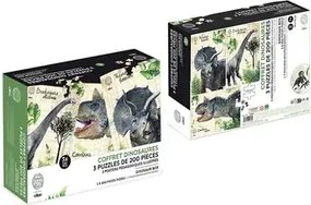 Vilac Sada 3 puzzle dinosaurů / od 5 let
