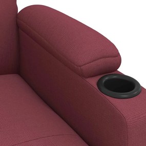 Masážní křeslo vínové textil 339115