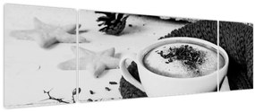 Obraz - Zimní cappuccino (170x50 cm)
