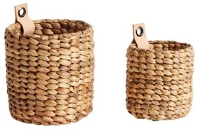 Košíky s koženým poutkem Basket Mini – set 2 ks Muubs
