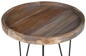 Dřevěný stolek BONDISS Beliani