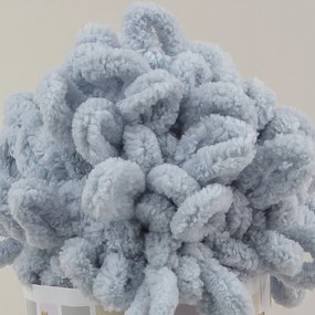 Pletací příze Alize PUFFY 416 šedá, efektní, 100g/9,2m