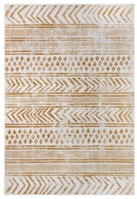 Okrově žluto-bílý venkovní koberec 200x290 cm Biri – NORTHRUGS