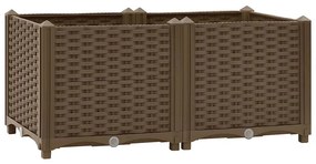 Vyvýšený záhon 80 x 40 x 38 cm polypropylen 316516