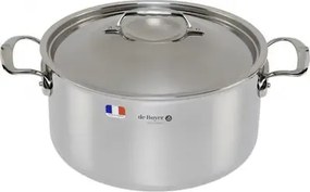 De Buyer Affinity Hrnec s poklicí 28 cm stříbrná