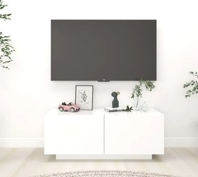 vidaXL TV skříňka 100 x 35 x 40 cm dřevotříska [804439] Barva: Bílá