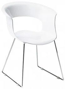 Scab Plastová židle MISS B sledge Barva plastu Scab Lesklá bílá 2691