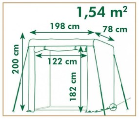 Fóliovník na rajčata Dekorhome