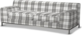 Potah na pohovku IKEA Kramfors 3-místná barva šedá látka pletený vzor, vzorované