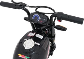Elektrická motorka SUPERMOTO černá