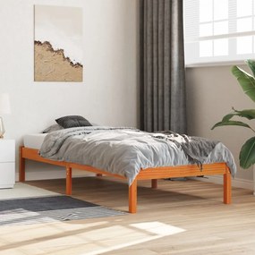 vidaXL Rám postele voskově hnědý 75 x 190 cm masivní borovice [844833]