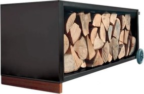 Výprodej Radius designové zásobníky na dřevo Firewood Trolley - černá