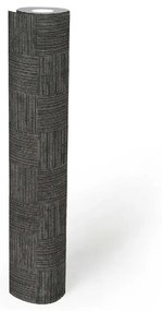 A.S. Création | Vliesová tapeta na zeď Cuba 38026-3 | 0,53 x 10,05 m | černá, metalická
