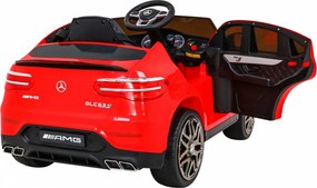 Ramiz Elektrické autíčko Mercedes Benz GLC63S SUV pro děti červené + dálkové ovládání