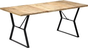 vidaXL Jídelní stůl 180 x 90 x 76 cm masivní recyklované dřevo [247945] Barva: Vícebarevný