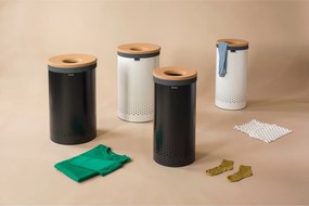 Koš na prádlo Brabantia 60l bílý/korkové víko
