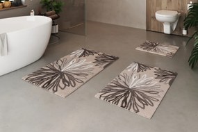 GRUND ART - Koupelnová předložka taupe-béžová Rozměr: 50x60 cm s výřezem pro WC