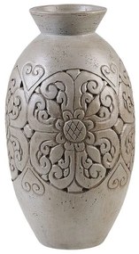 Dekorativní váza terakota 52 cm šedá ELEUSIS Beliani