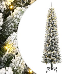 Umělý vánoční stromek se 150 LED a sněhem 150 cm 3315769
