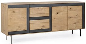 BIZZOTTO Dřevěný kabinet STANWOOD 200x85 cm 0747105