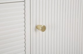 Komoda Matera 117 cm bílá/hnědá
