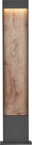 LA 1002959 FLATT POLE 100 Outdoor, stojací LED svítidlo, 3000K, IP65, antracitové/hnědé - BIG WHITE (SLV)