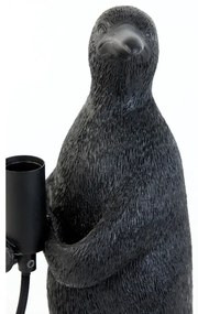 Matně černá stolní lampa (výška 24 cm) Penguin – Light &amp; Living