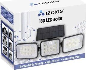LED Solární lampa – s pohybovým a soumrakovým senzorem